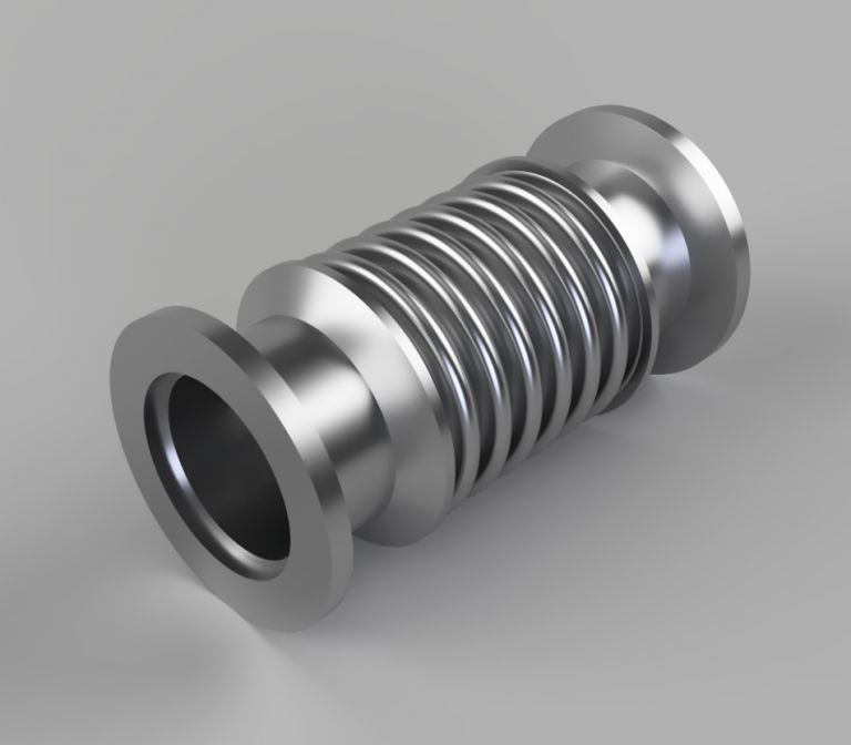 KF25 3" Stainless Steel Bellows - Applied Ion Systems