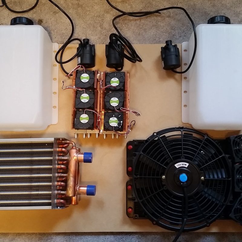 Closed-Loop Peltier Water Chiller for Diffusion Pump Cooling Build ...