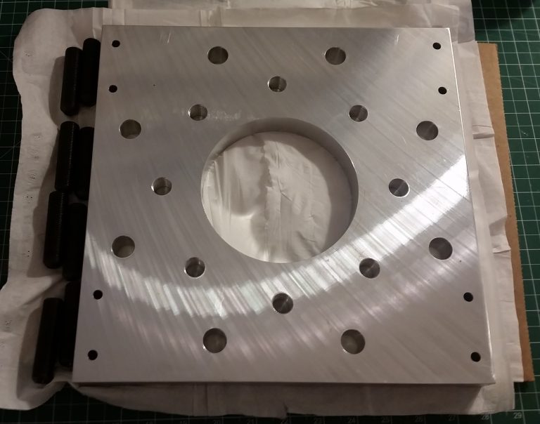 High Vacuum Bottom Plate Assembly 1 - Applied Ion Systems