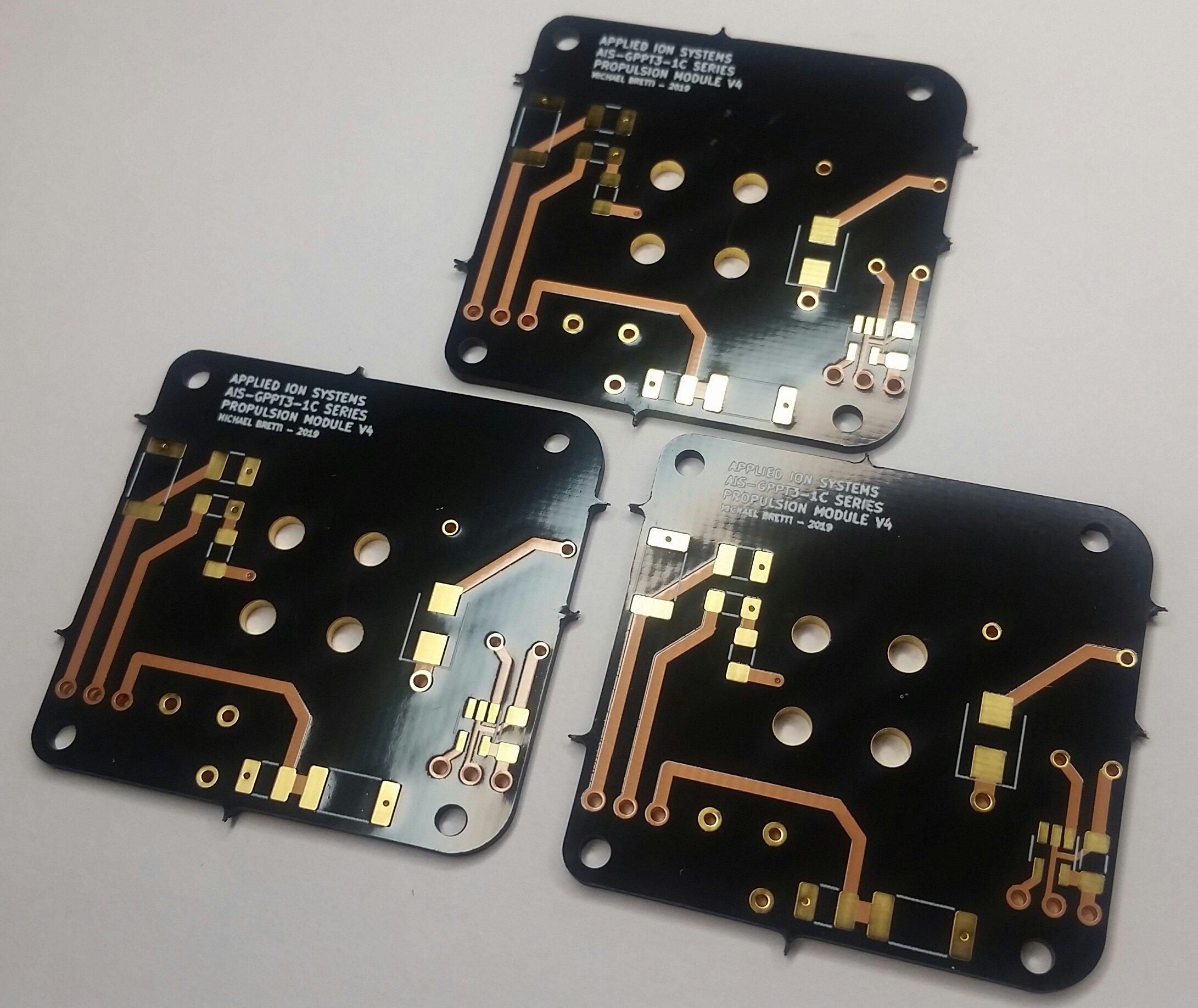 AIS-gPPT3-1C V4 Propulsion Module Electronics Board Set - Back ...