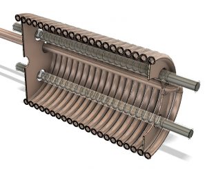 TVAC Shroud Assembly Cross Sectional View - Applied Ion Systems
