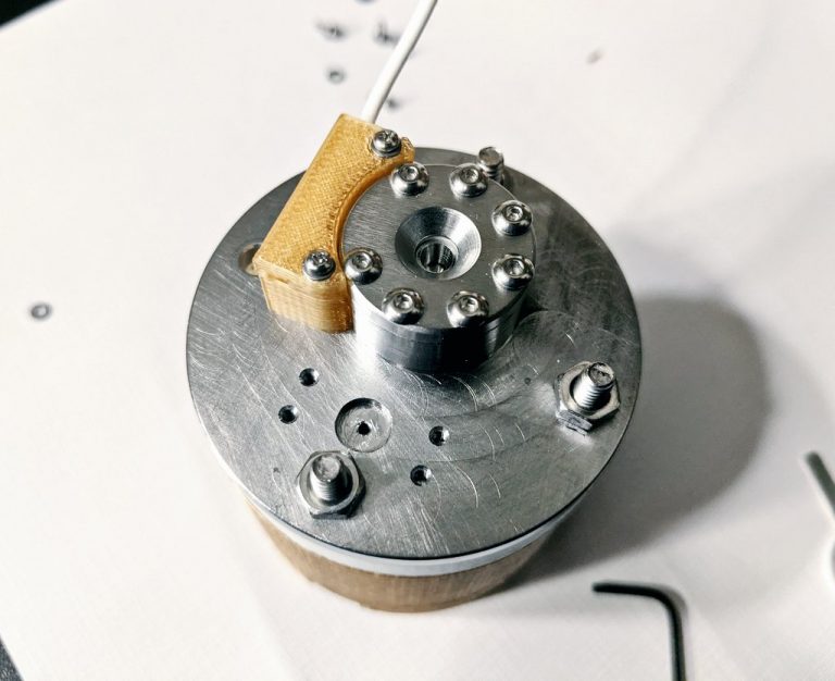 AIS-EHT1 Micro End Hall Thruster - Anode Feed Wire Assembly 5 - Applied ...